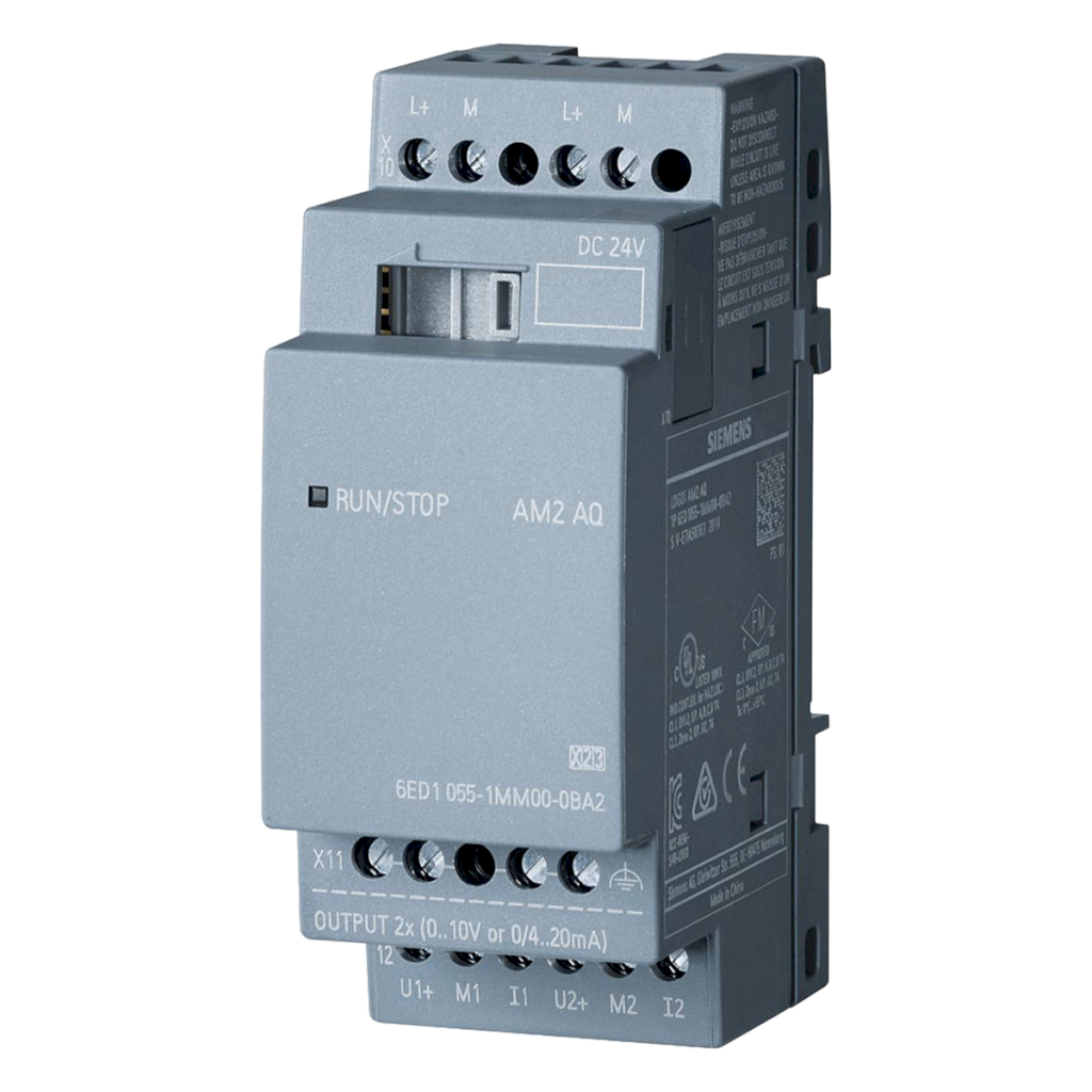 MODULO LOGO V8! AM2 AQ - 2SA DE 0..10V/4..20mA 6ED1055-1MM00-0BA2 ...